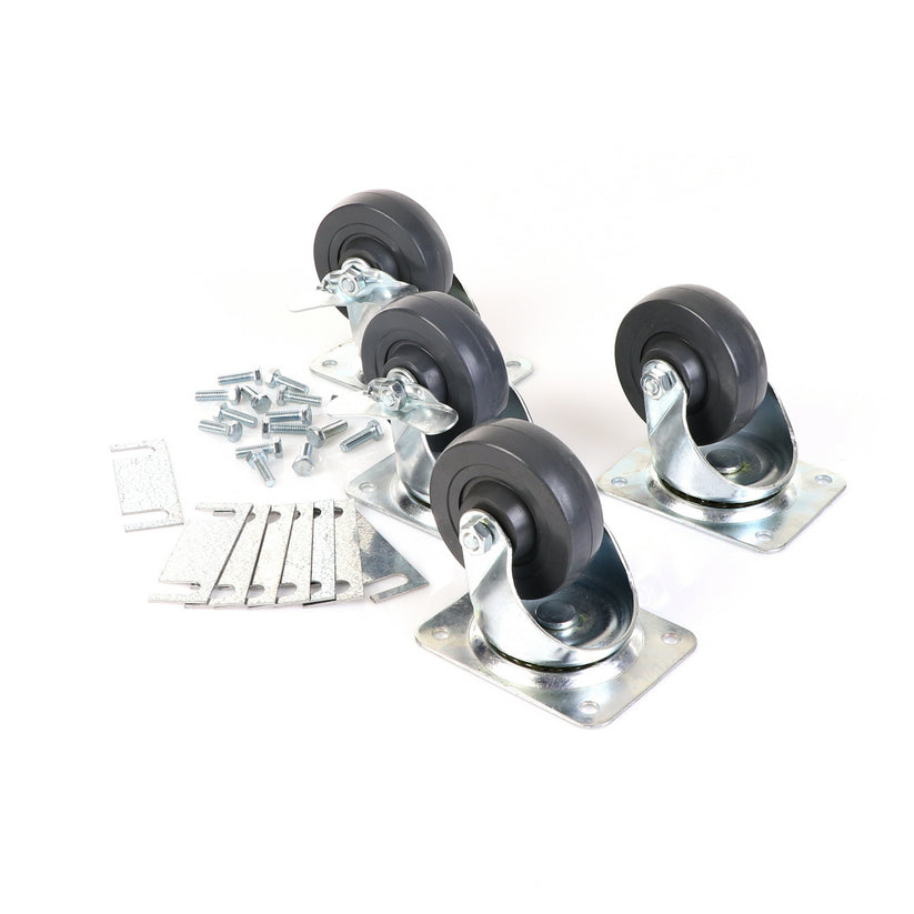 True® OEM Castors, CASTOR KIT TBR/TDR 4" SET OF 4 – True Refrigeration ...